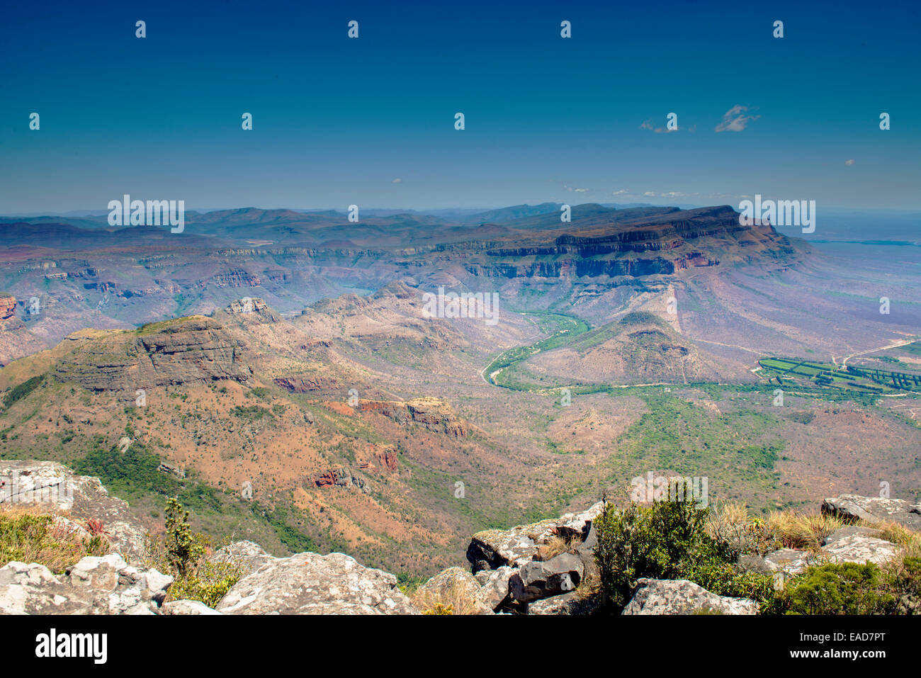 Blyde River Canyon viewed from the Drakonsberg Mountains, Mariepskop ...