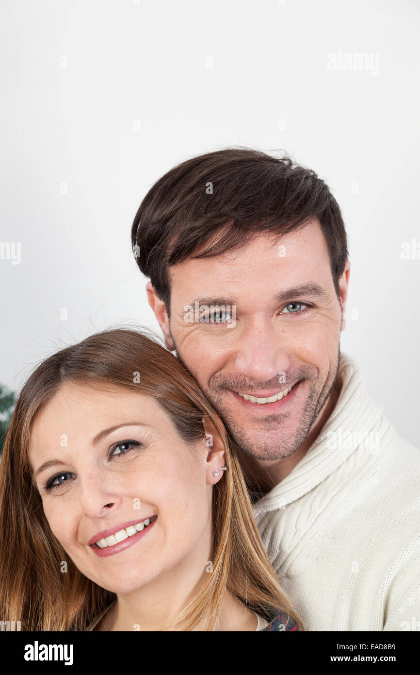 Happy old couple decorating christmas hi-res stock photography and ...