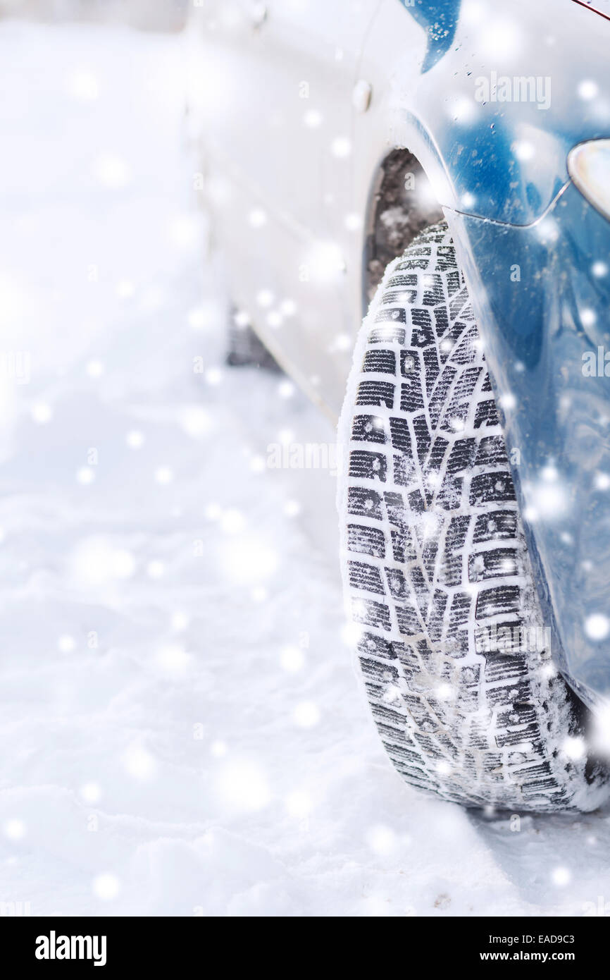 Blocked wheel hi-res stock photography and images - Alamy