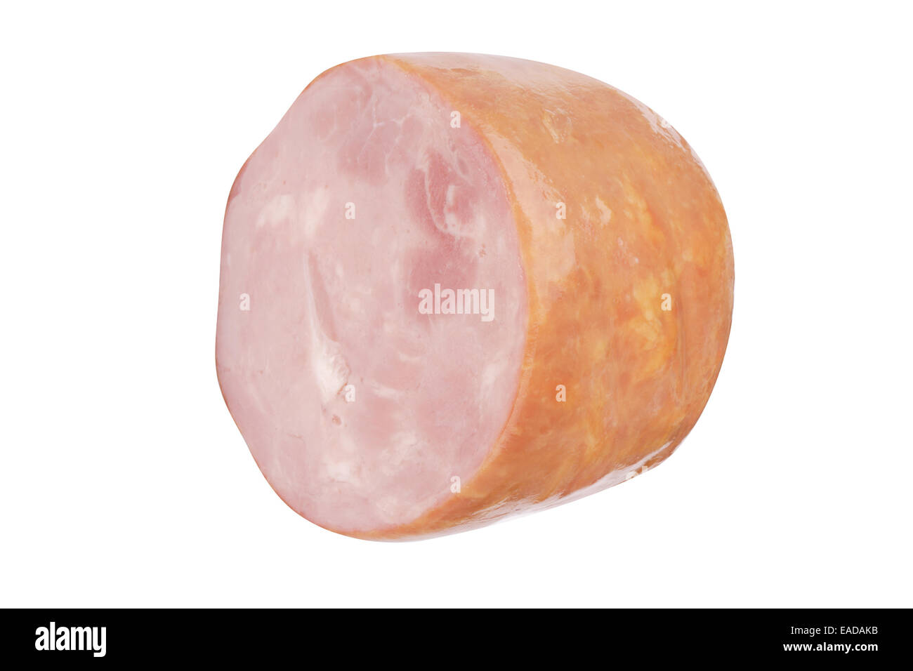 Piece of Ham Isolated Stock Photo - Alamy