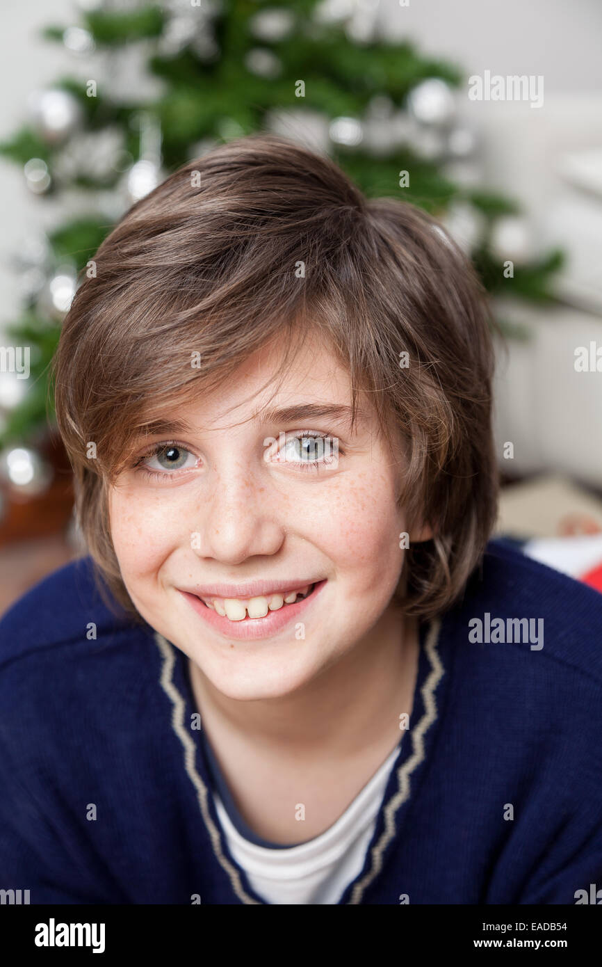 Pretty boy looking at the camera Stock Photo - Alamy