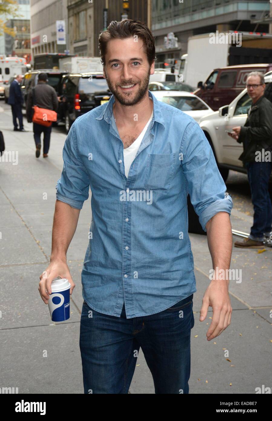 New York, NY, USA. 12th Nov, 2014. Ryan Eggold at talk show appearance ...