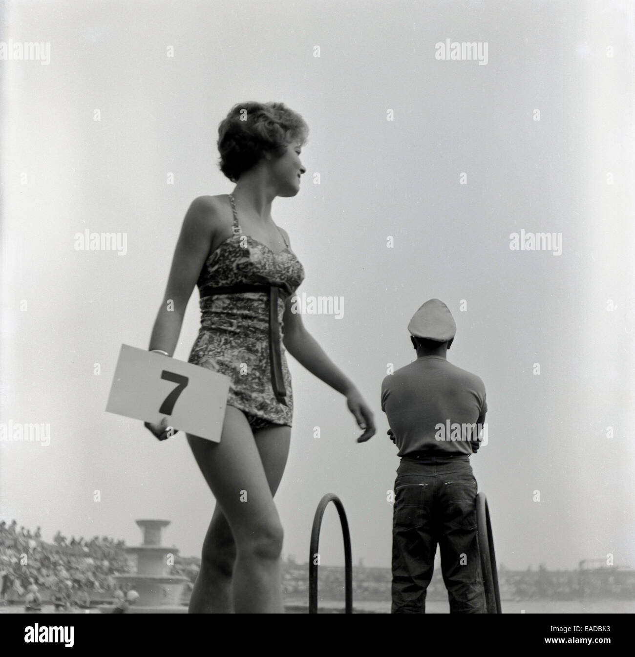 Beauty contest 1950s hi-res stock photography and images - Alamy