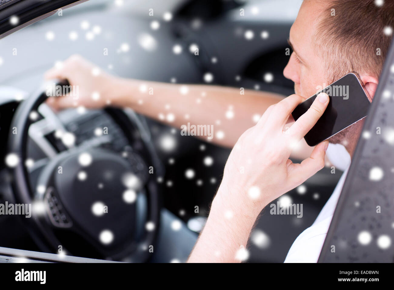 Rain up close people talking hi-res stock photography and images - Alamy