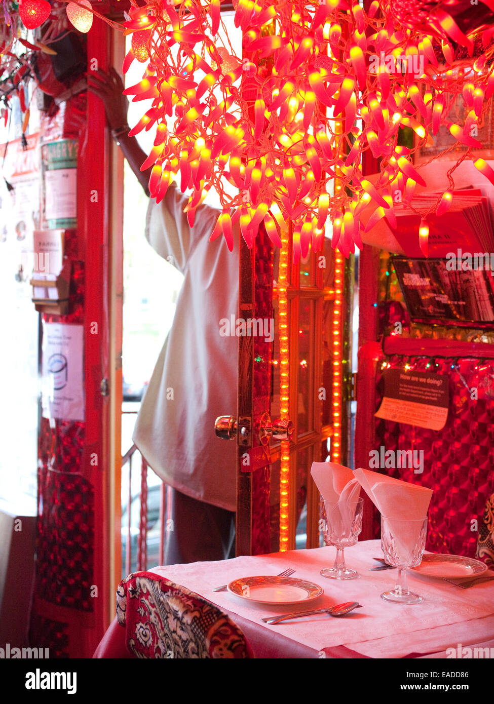 Indian restaurant interior hi-res stock photography and images - Alamy