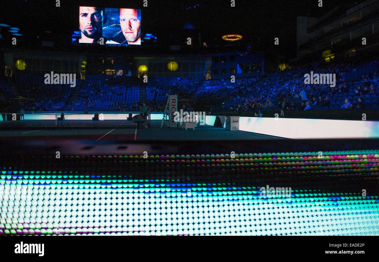 O2 arena, London, UK. 12th November, 2014. Barclays ATP round robin ...