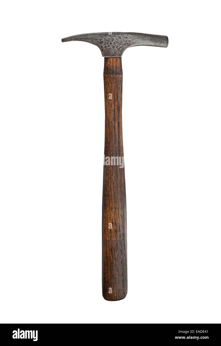 vintage magnetic end upholsterer hammer on white, clipping path Stock ...