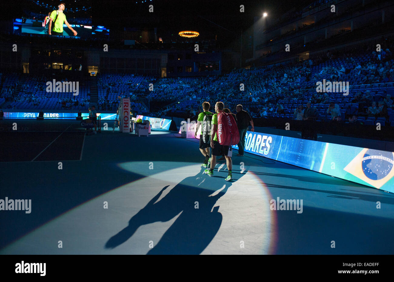 O2 arena, London, UK. 12th November, 2014. Barclays ATP round robin ...