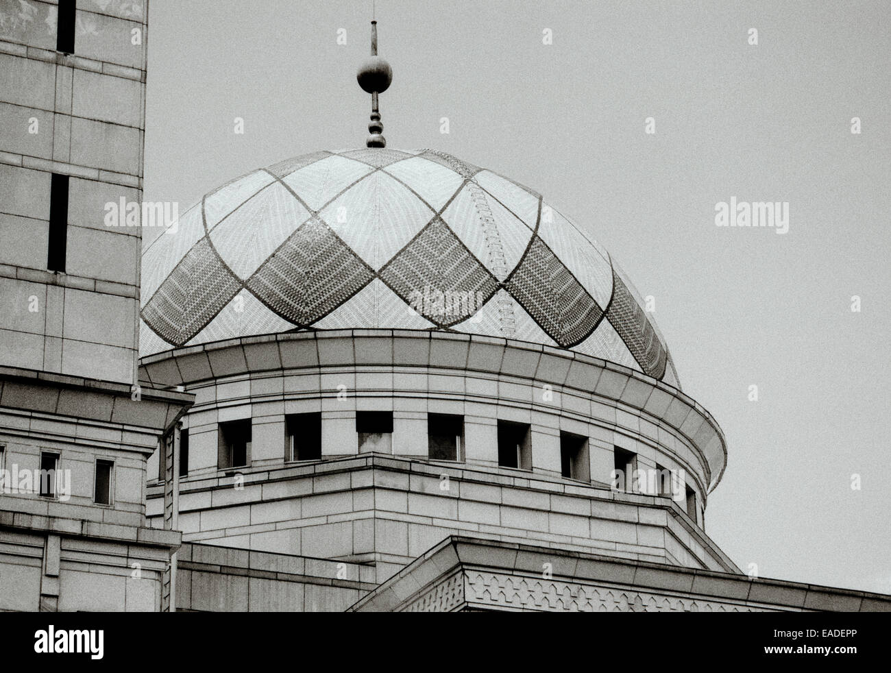 Modern architecture of the Islamic Baitul Ihsan Mosque in Jakarta in ...