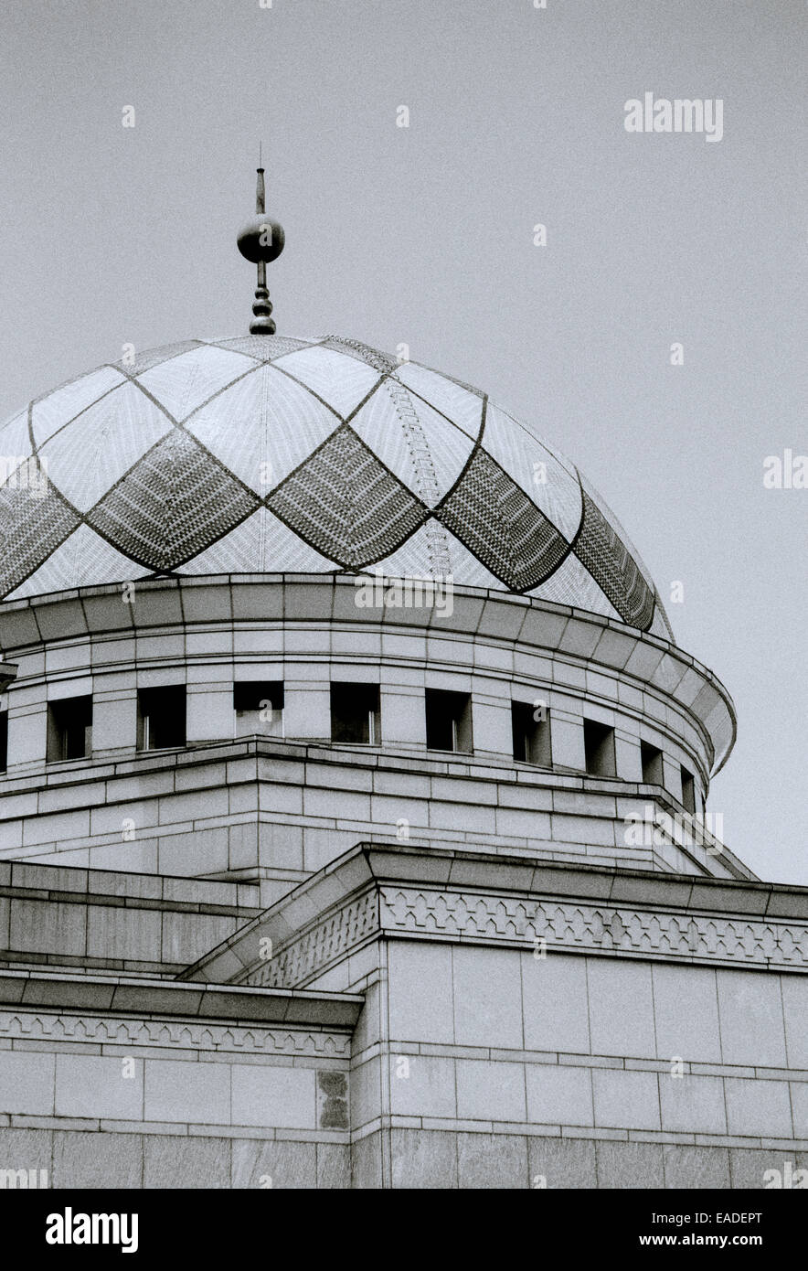 Modern architecture of the Islamic Baitul Ihsan Mosque in Jakarta in ...