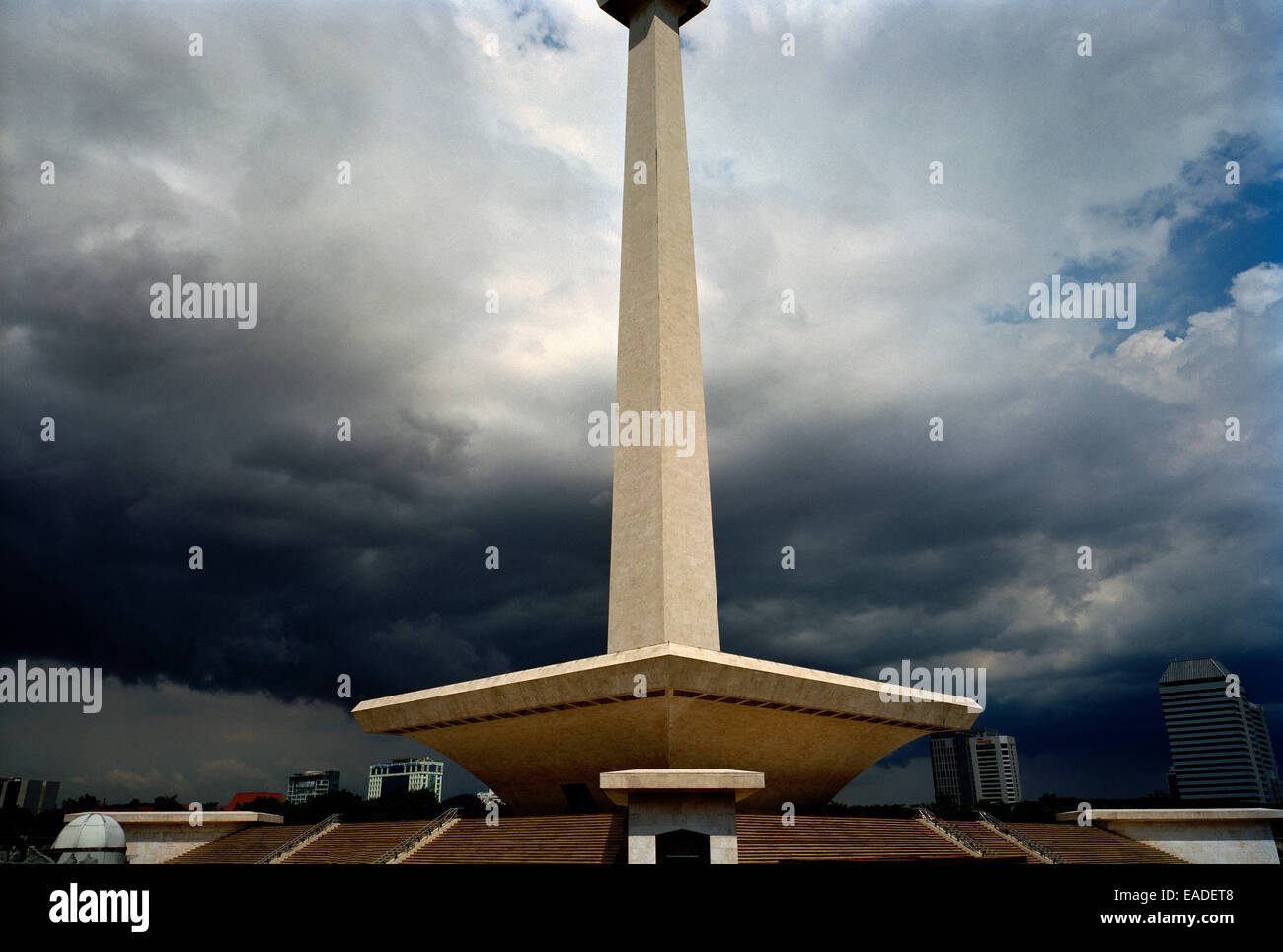 National Monument of Independence in Merdeka Square in Jakarta in Java ...