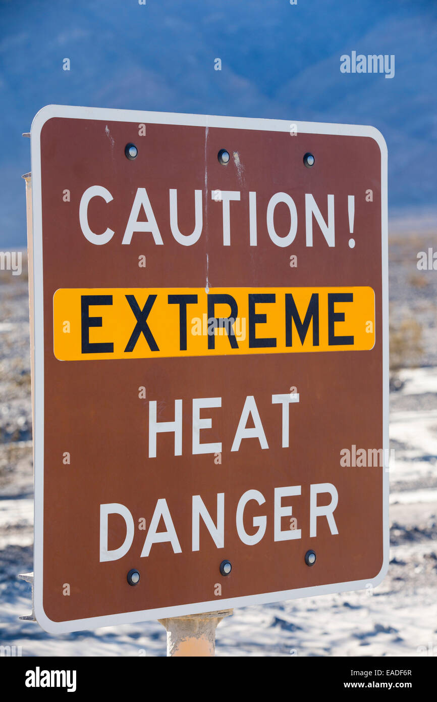 Death valley national park heat danger hi-res stock photography and ...