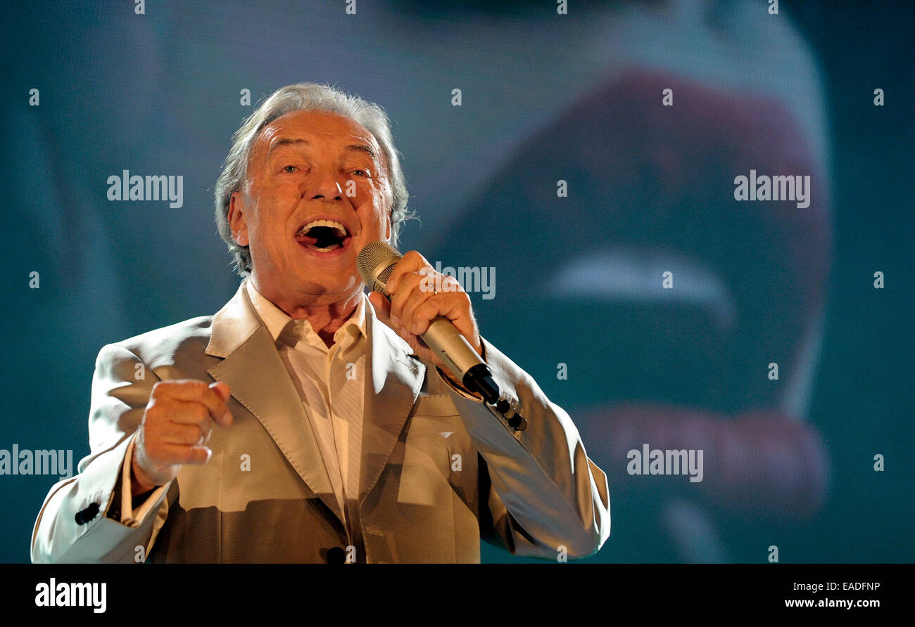 Famous Czech pop singer Karel Gott performs within a concert tour in ...