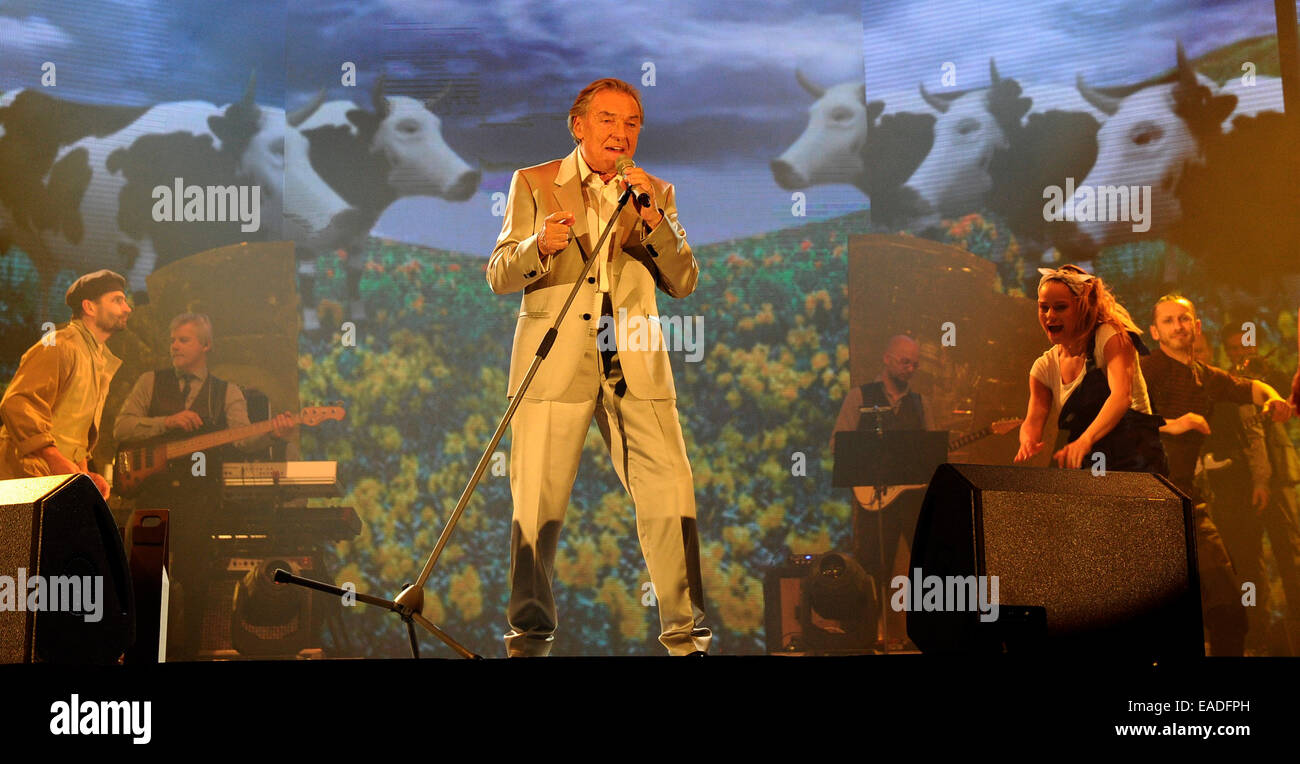 Famous Czech pop singer Karel Gott performs within a concert tour in ...