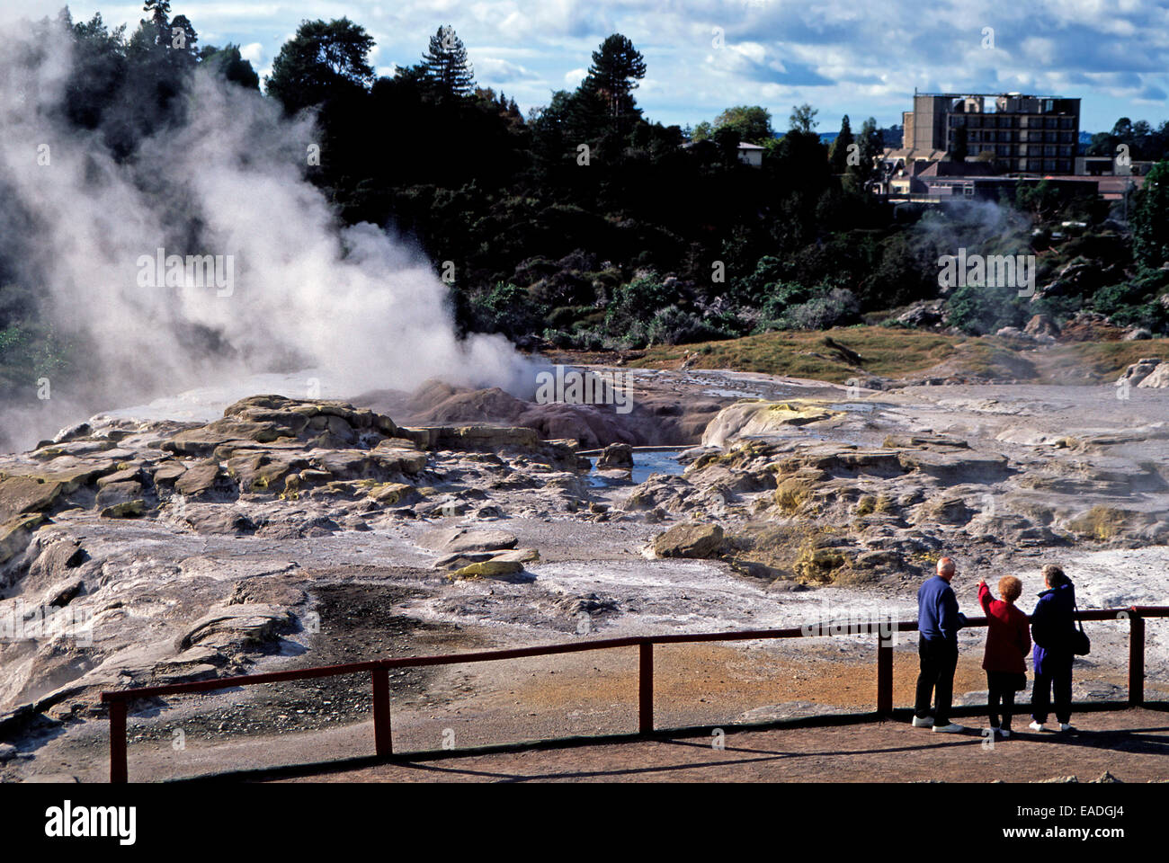 Maori geothermal village hi-res stock photography and images - Alamy