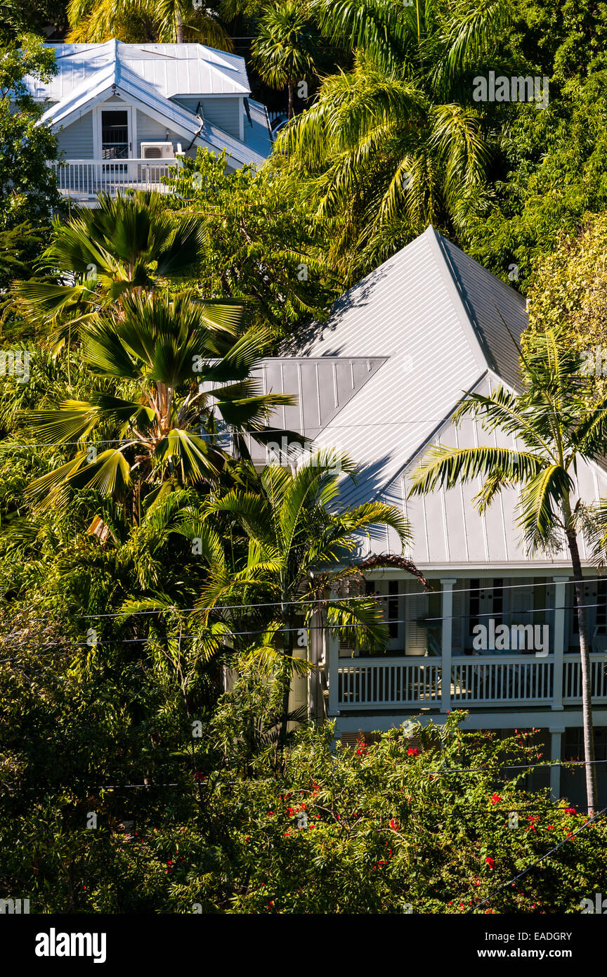 US, Florida, Key West. View from top of the Key West Lighthouse Stock ...