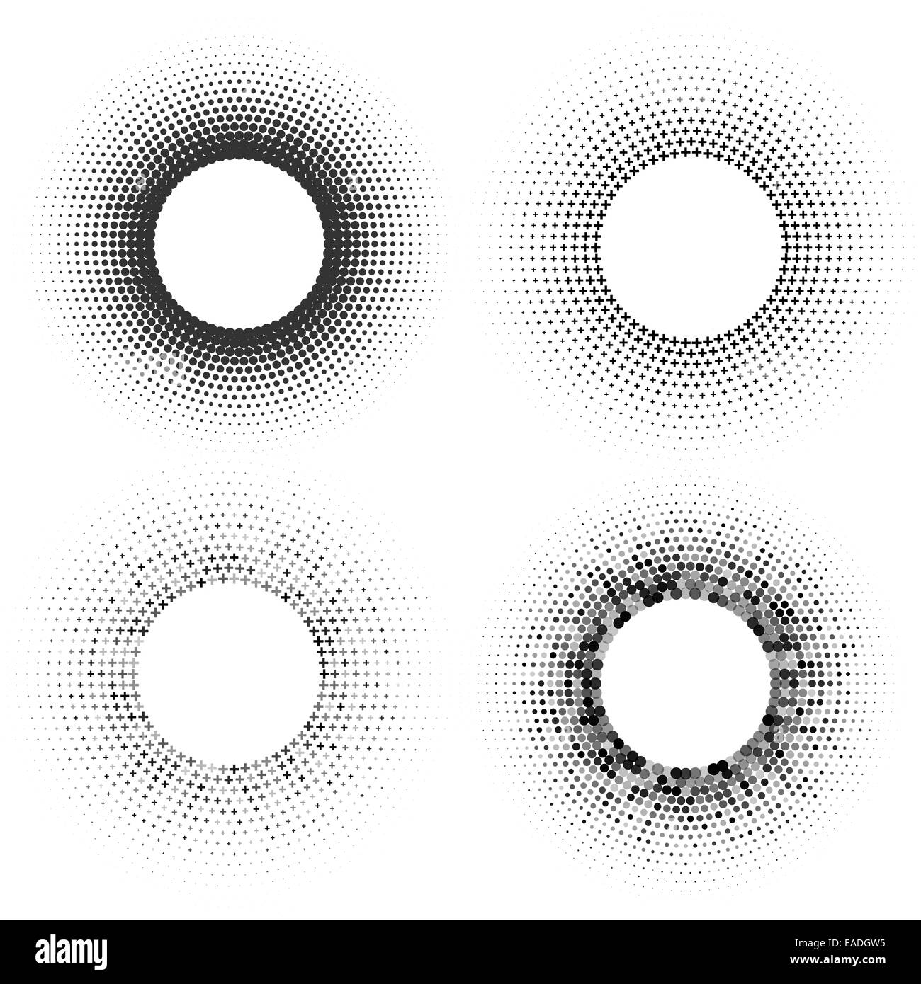Vector halftones Black and White Stock Photos & Images - Alamy