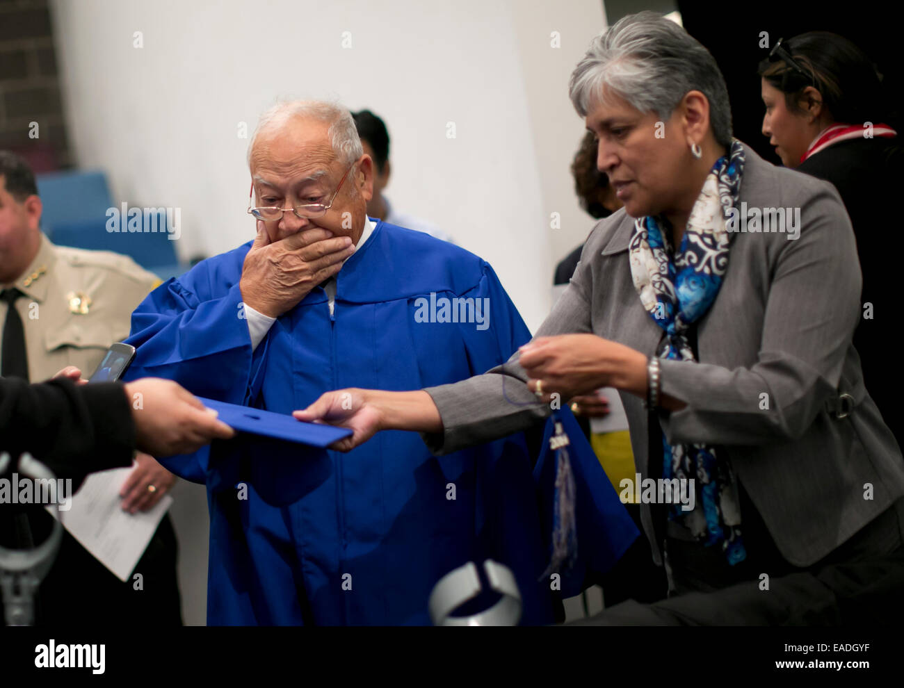 Veterans high school diplomas hi-res stock photography and images - Alamy