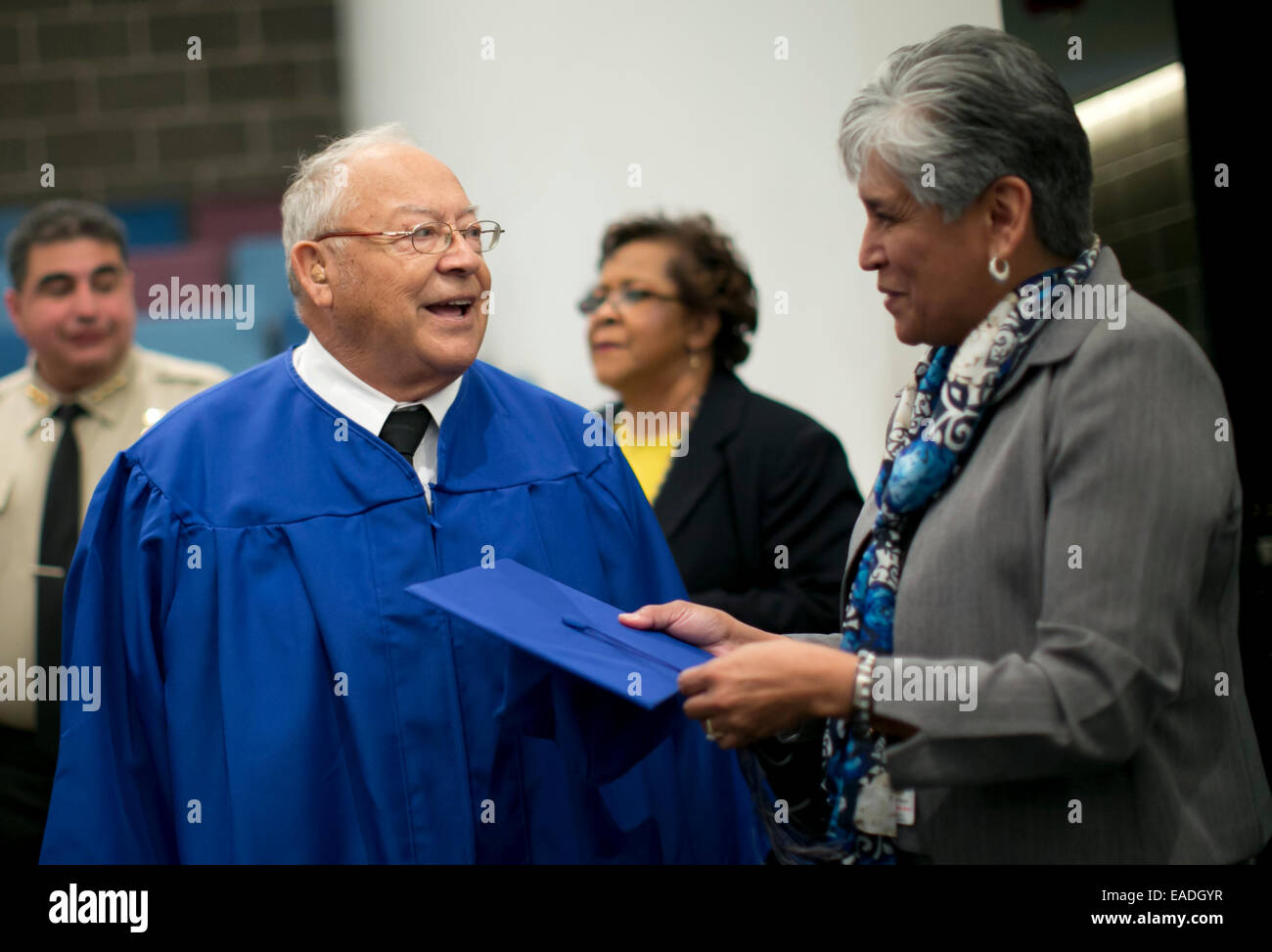 Veterans high school diplomas hi-res stock photography and images - Alamy