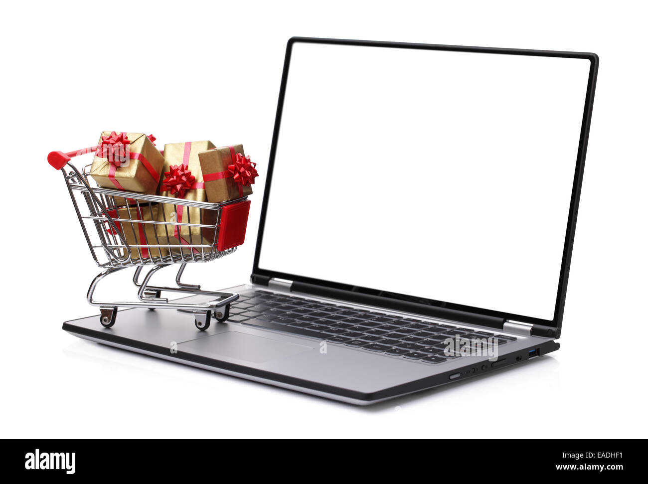 Gift shopping on the internet Stock Photo - Alamy