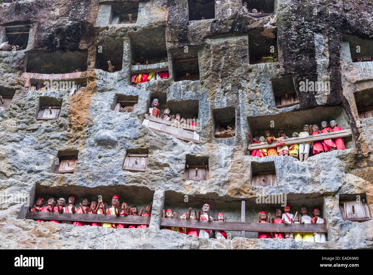 Londa (Tana Toraja, South Sulawesi, Indonesia), famous burial site with ...