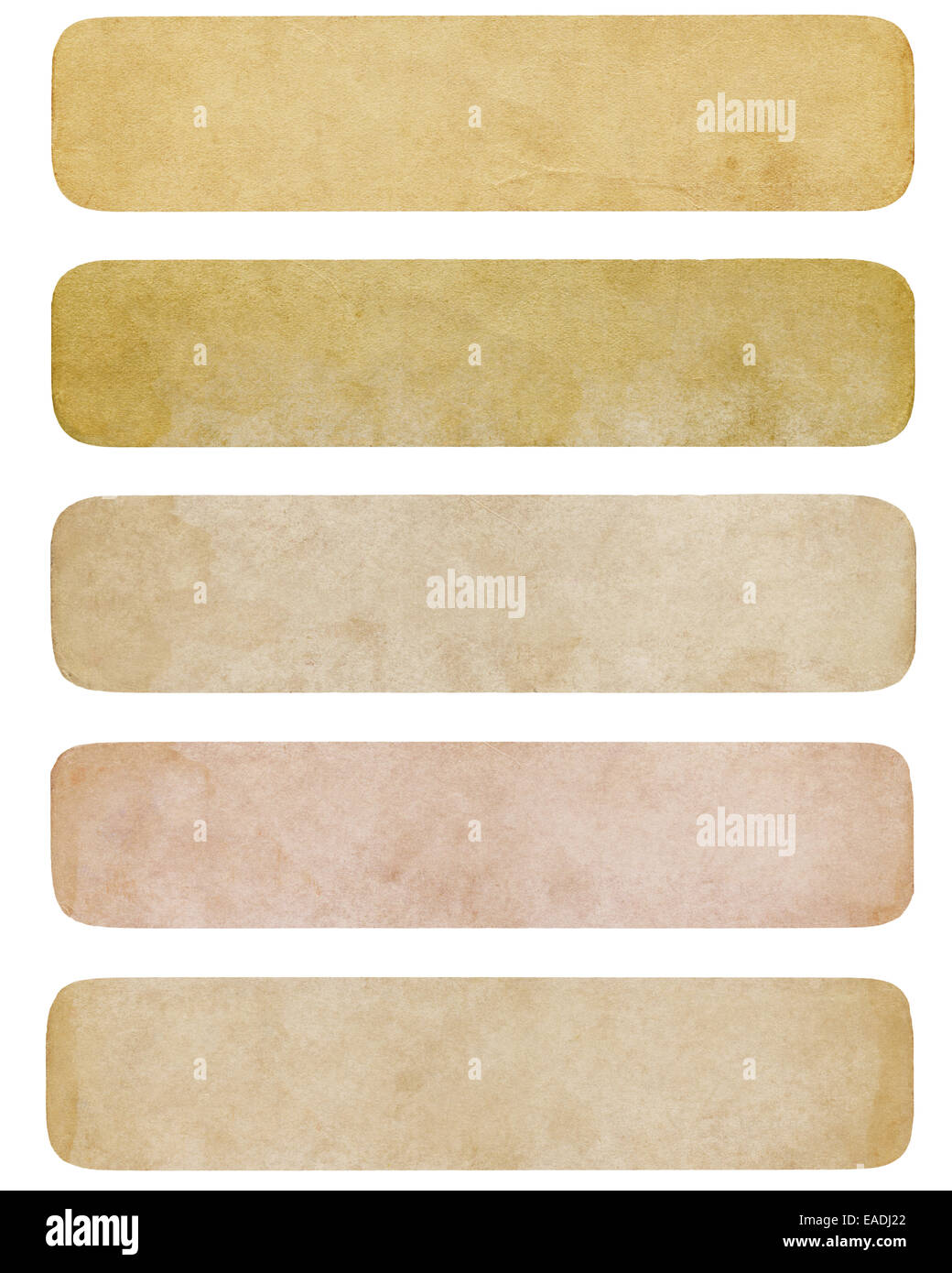 Set of different paper for notes Stock Photo - Alamy