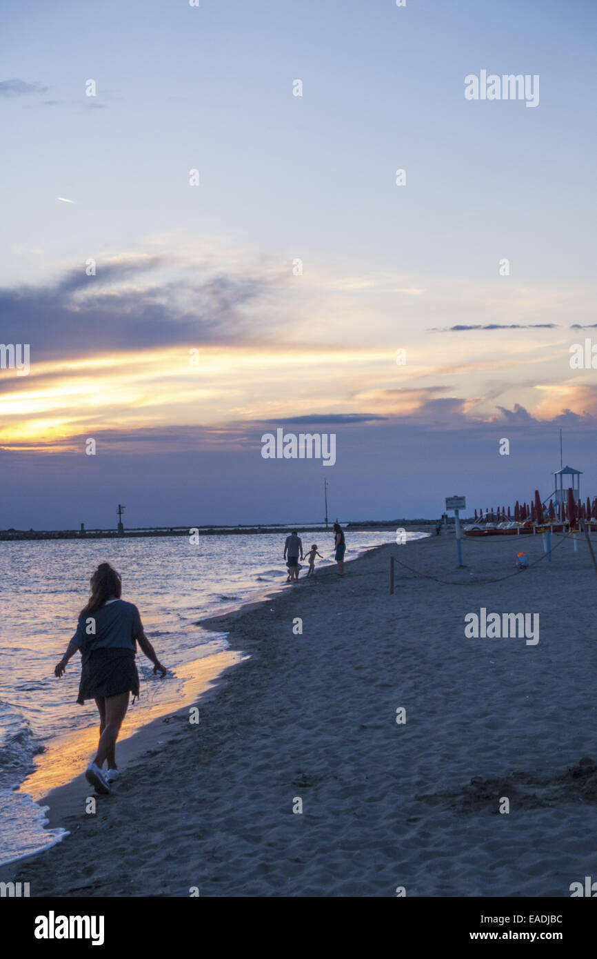 Tourist Beach Village of Grado, Friuli-Venezia Giulia, Italy, Friaul ...