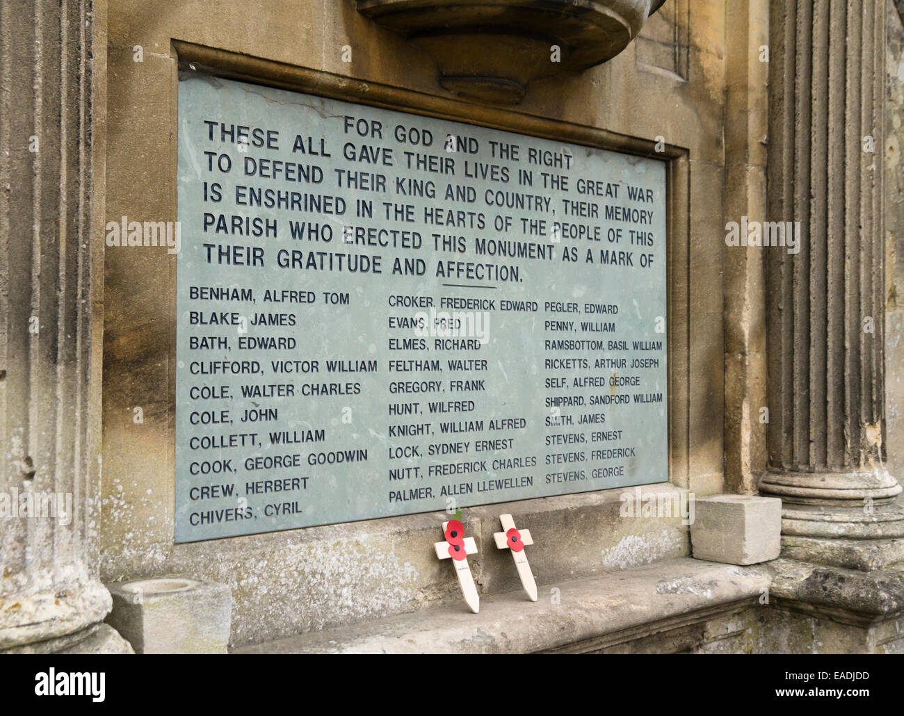 Village war memorial hi-res stock photography and images - Alamy