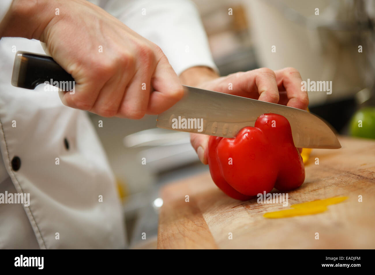 Closeup mans hands cutting hi-res stock photography and images - Alamy