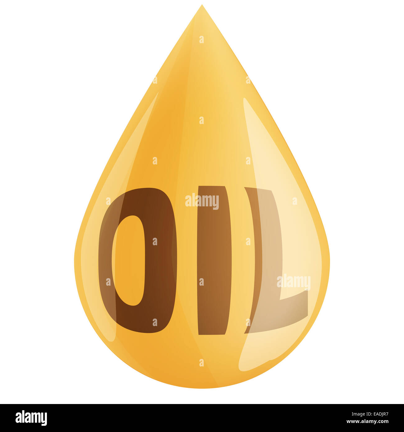 drop of oil isolated on white background Stock Photo - Alamy