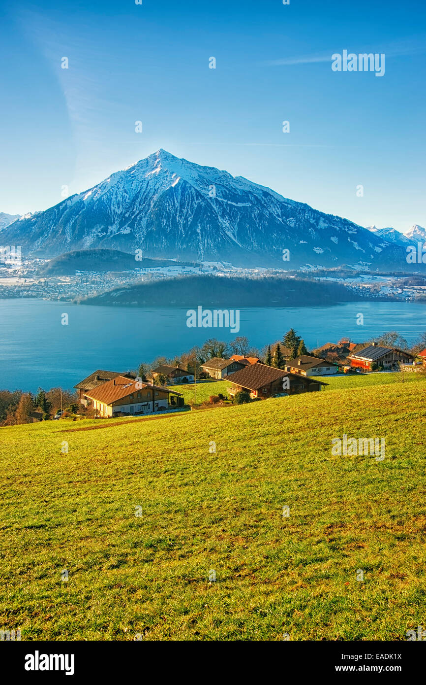Lake thun sunrise hi-res stock photography and images - Alamy