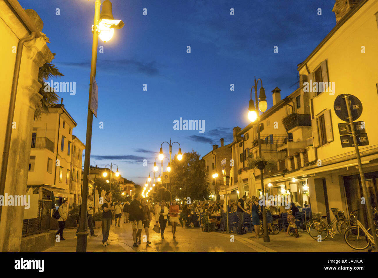 Italy grado old town street hi-res stock photography and images - Alamy