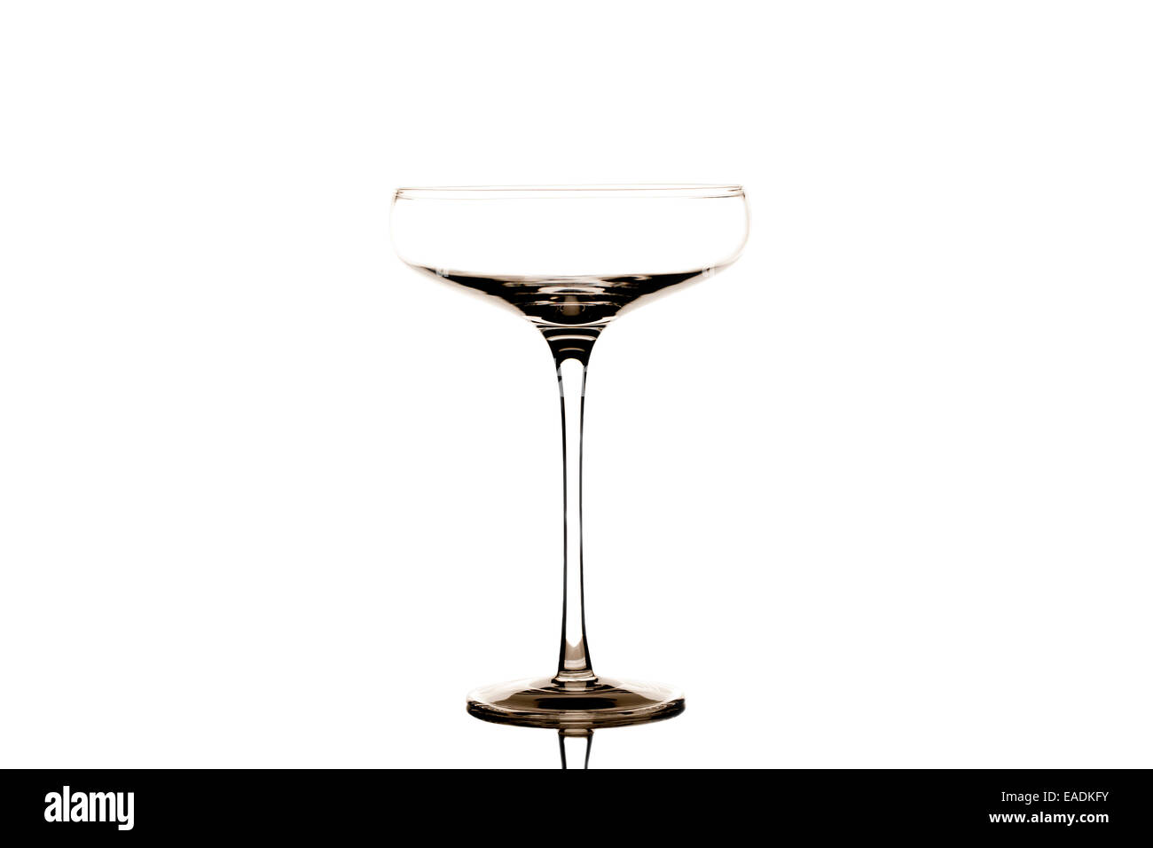 Empty cocktail Glass Stock Photo - Alamy