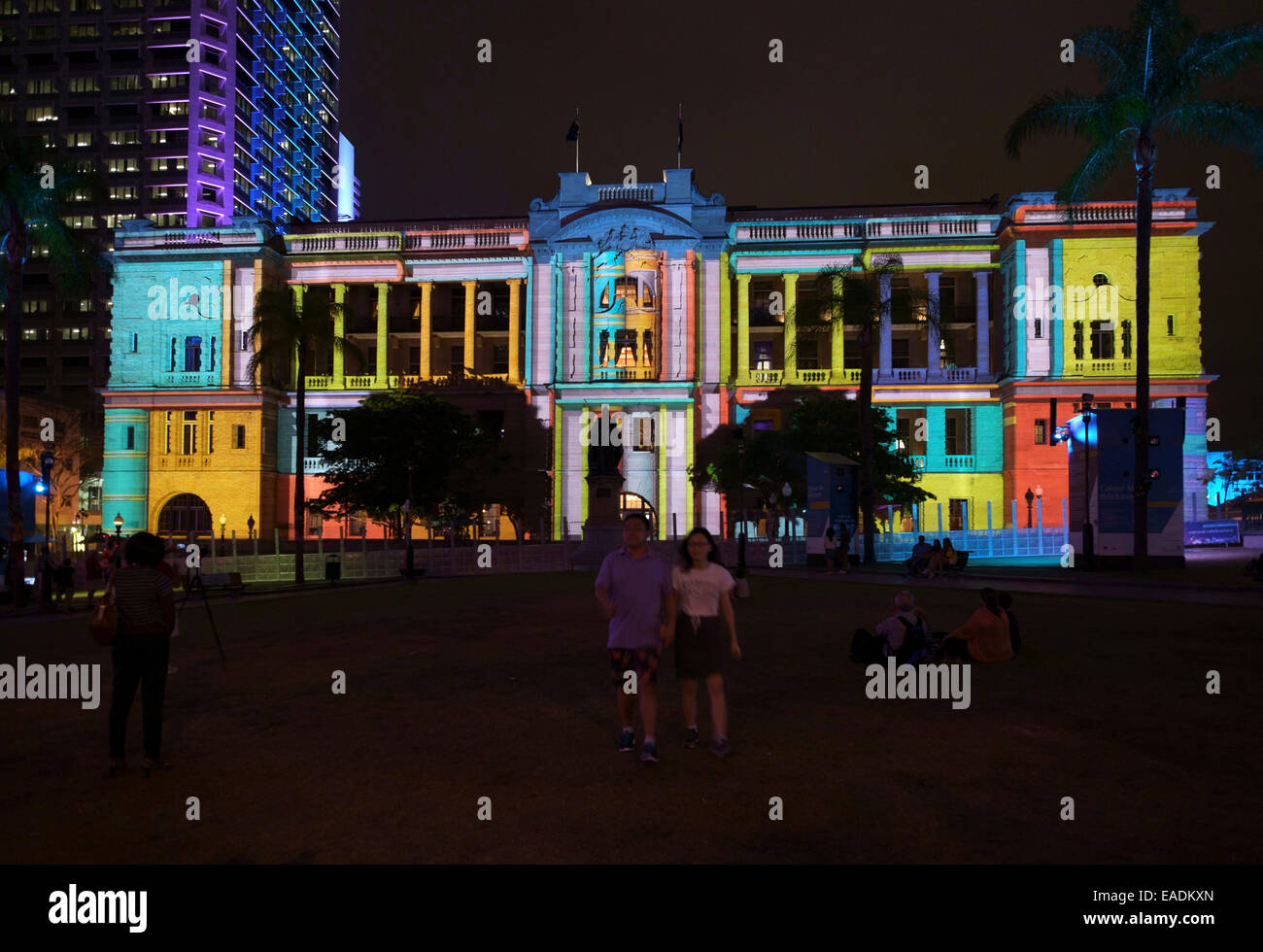 Brisbane, Australia. 12th November, 2014. A selection of buildings have ...