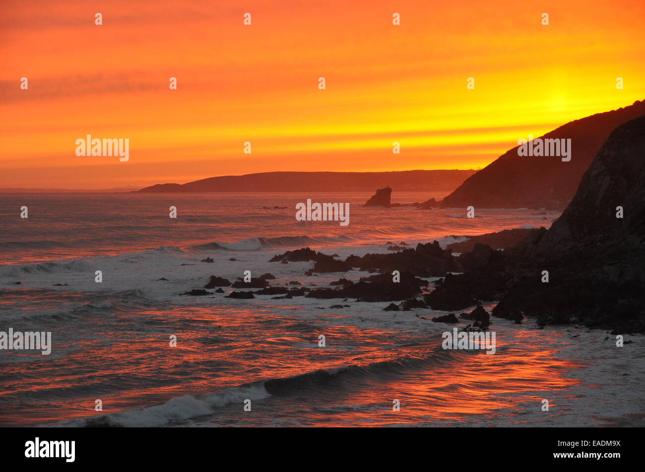 Cornish sunset hi-res stock photography and images - Alamy