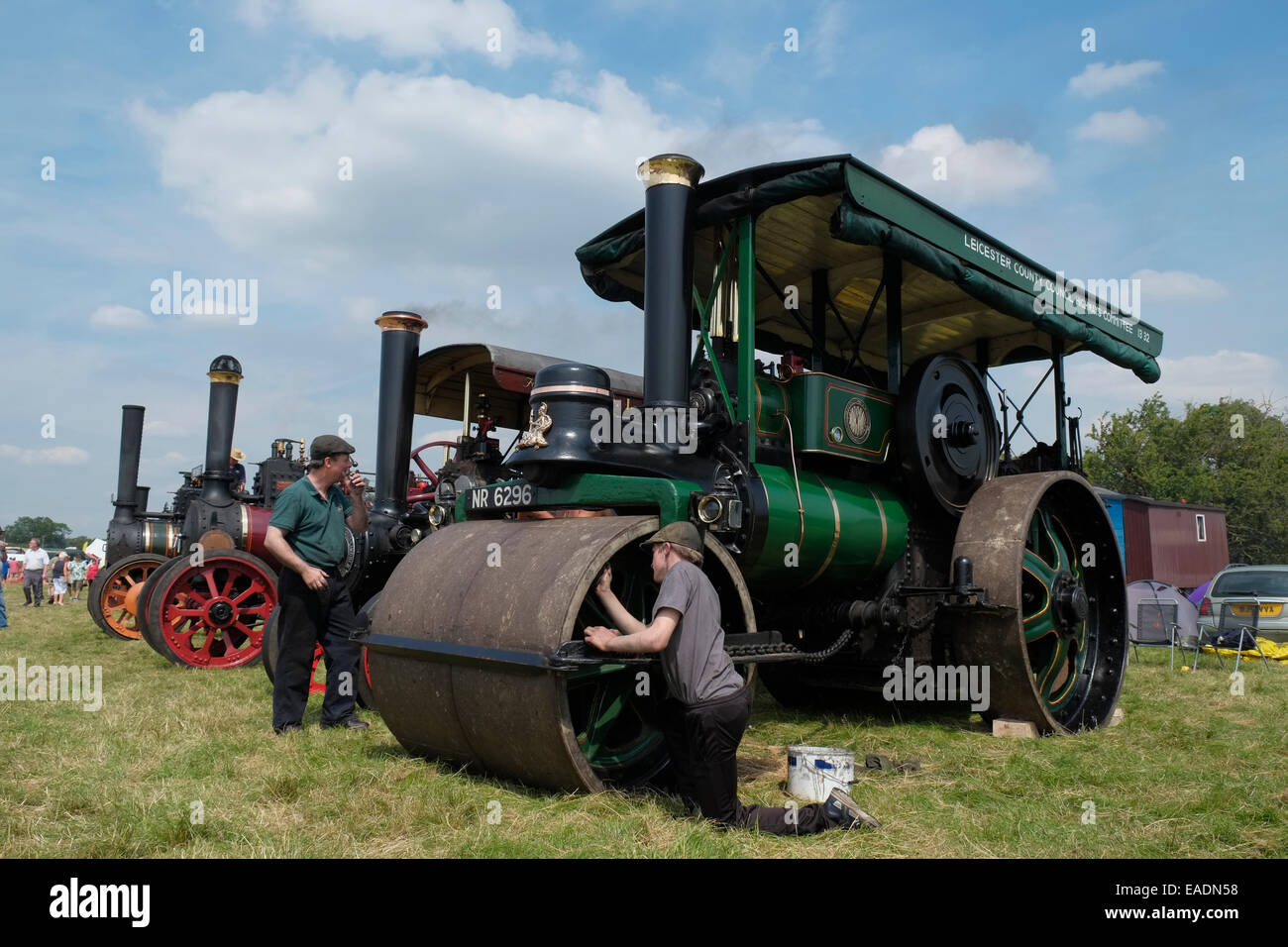 A 1925 Marshall steam engine at the Rempstone Steam Rally, Wymeswold ...