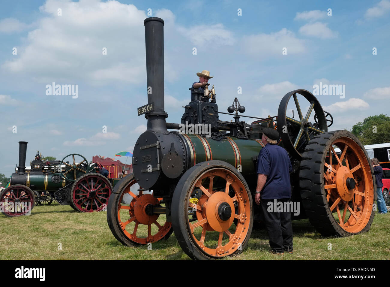 An 1882 McLaren steam engine at the Rempstone Steam Rally, Wymeswold ...