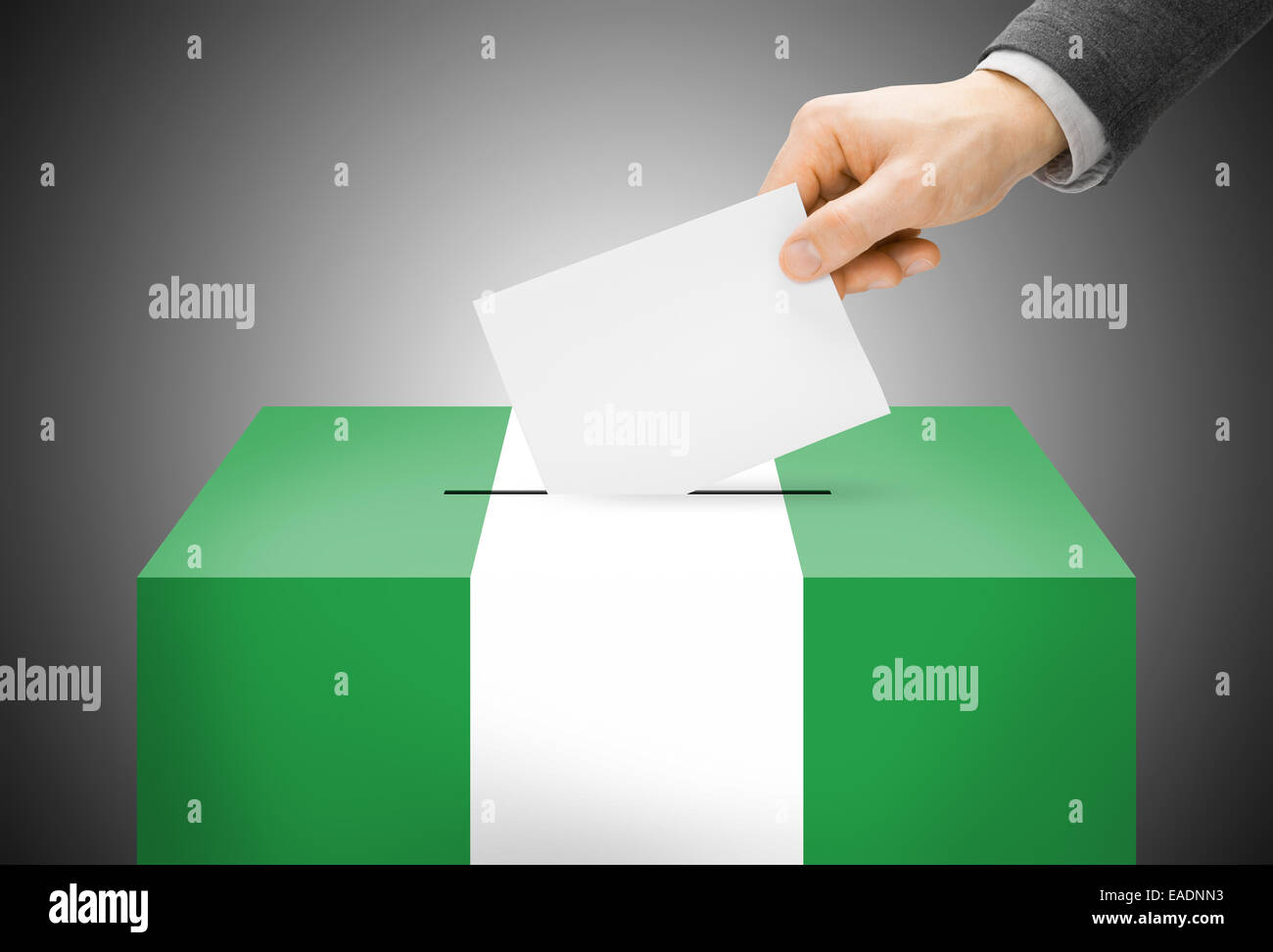 Nigerian voting hi-res stock photography and images - Alamy