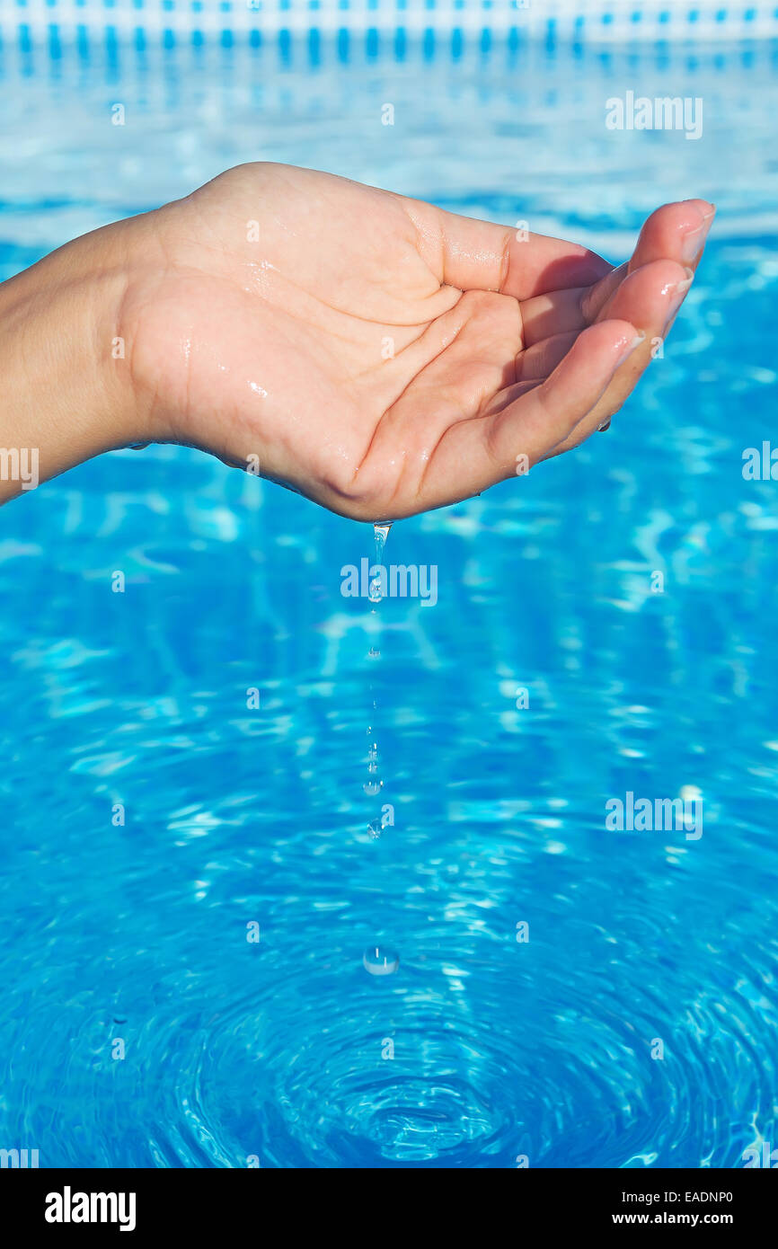 Checking water temperature swimming hi-res stock photography and images ...