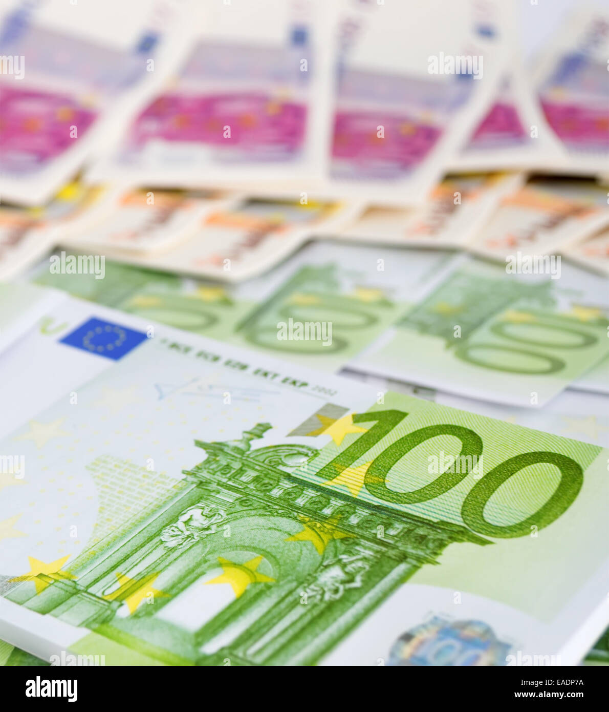 closeup of a euro banknote Stock Photo - Alamy