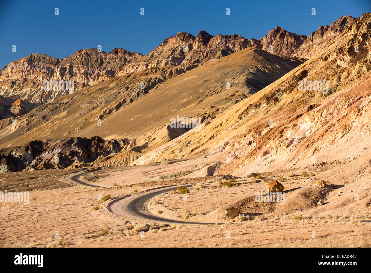 Death valley curve road hi-res stock photography and images - Alamy