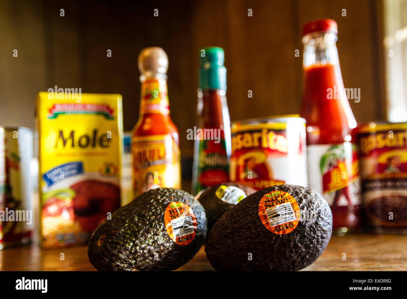 A variety of Mexican foods available at most California grocery stores ...