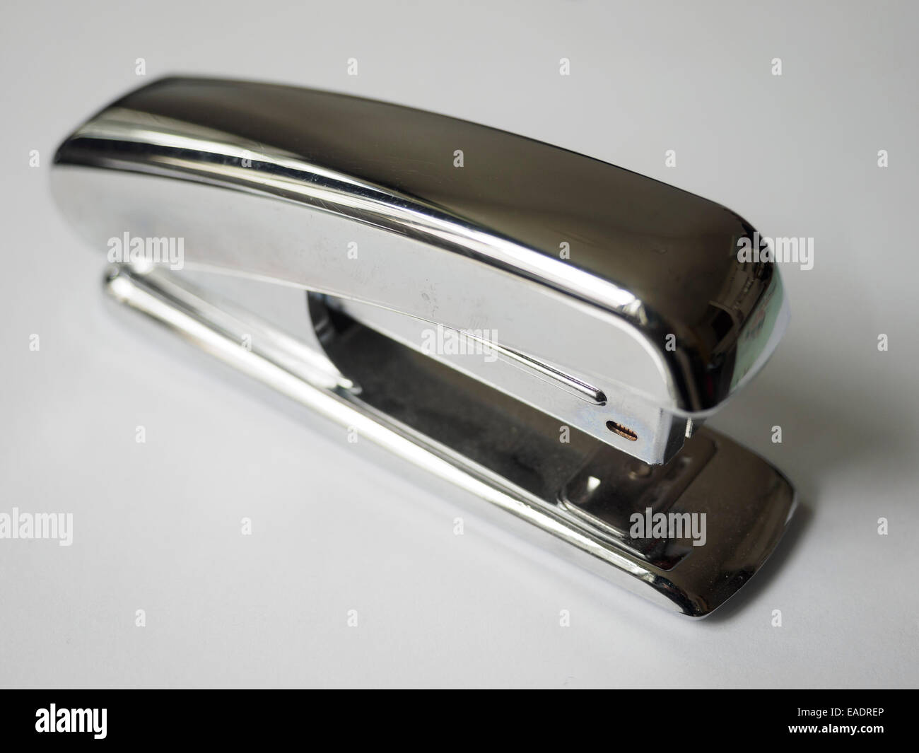 Metallic stapler cut out isolated on white background Stock Photo - Alamy