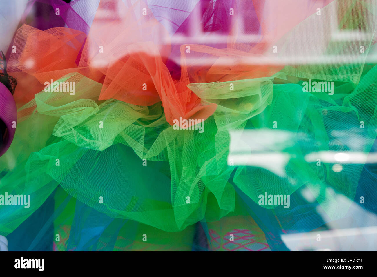 Netting fabric in a shop window in San Francisco Stock Photo - Alamy