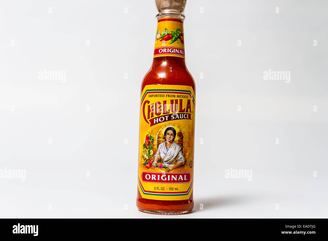 A bottle of Cholula Hot Sauce available at most California Grocery ...