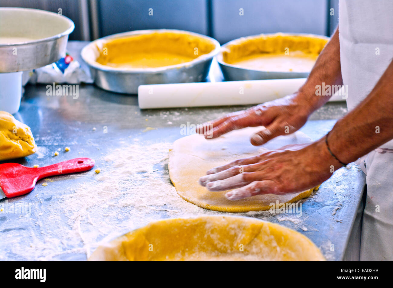 The base of pastry to make pies, cookies for breakfast and homemade ...