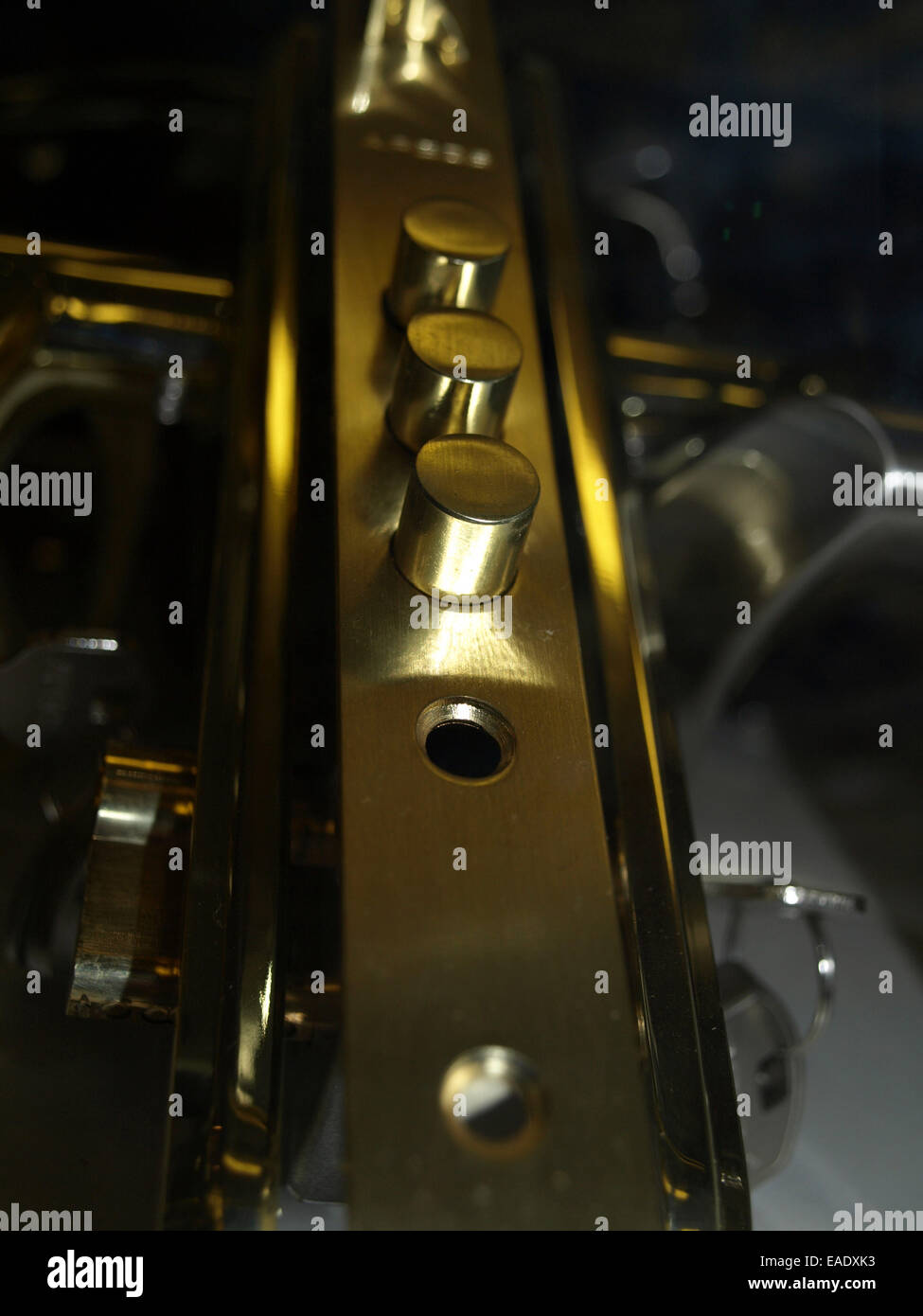 open metal door Stock Photo - Alamy