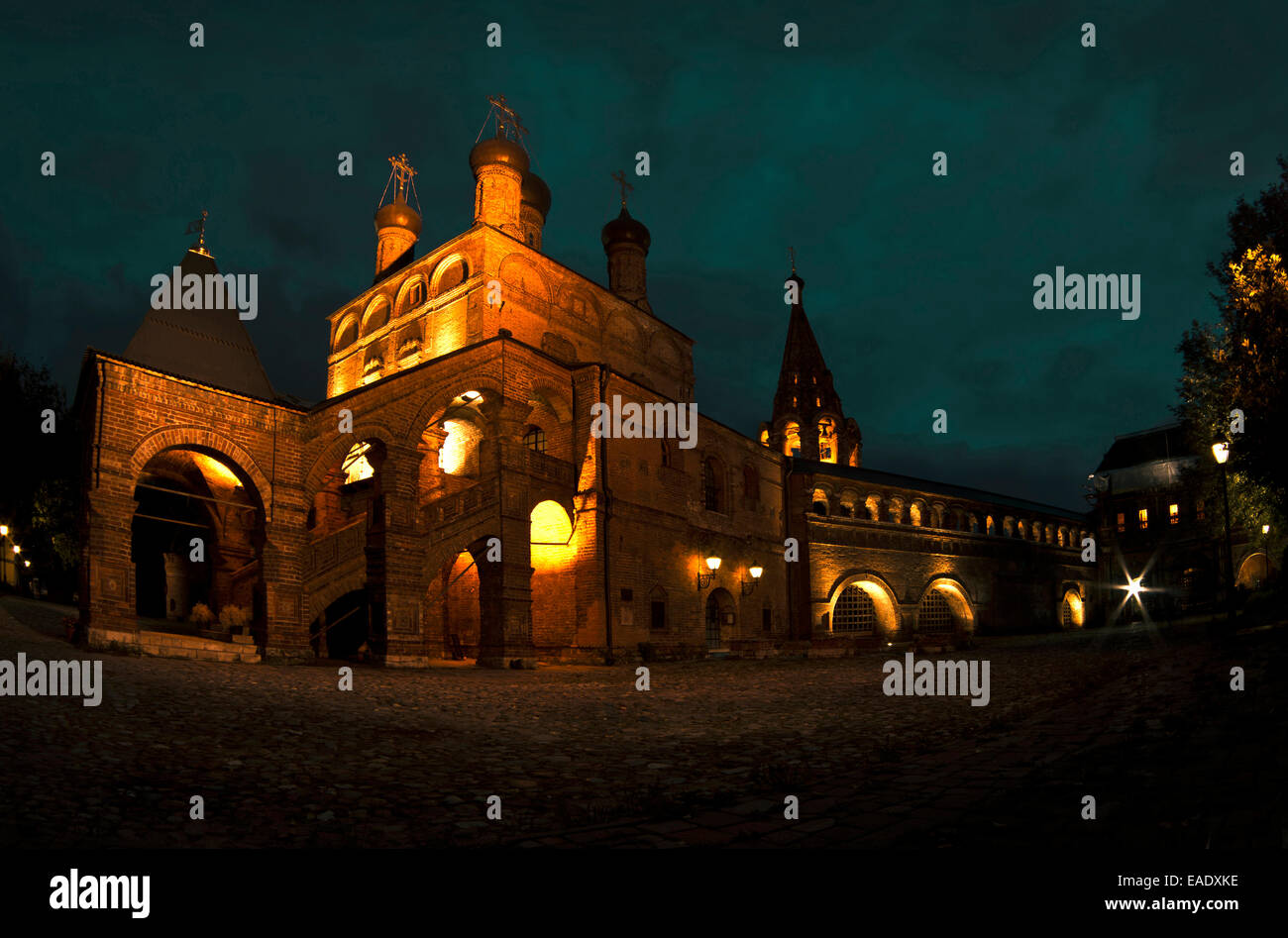 medieval town church, Russia, Moscow Stock Photo - Alamy