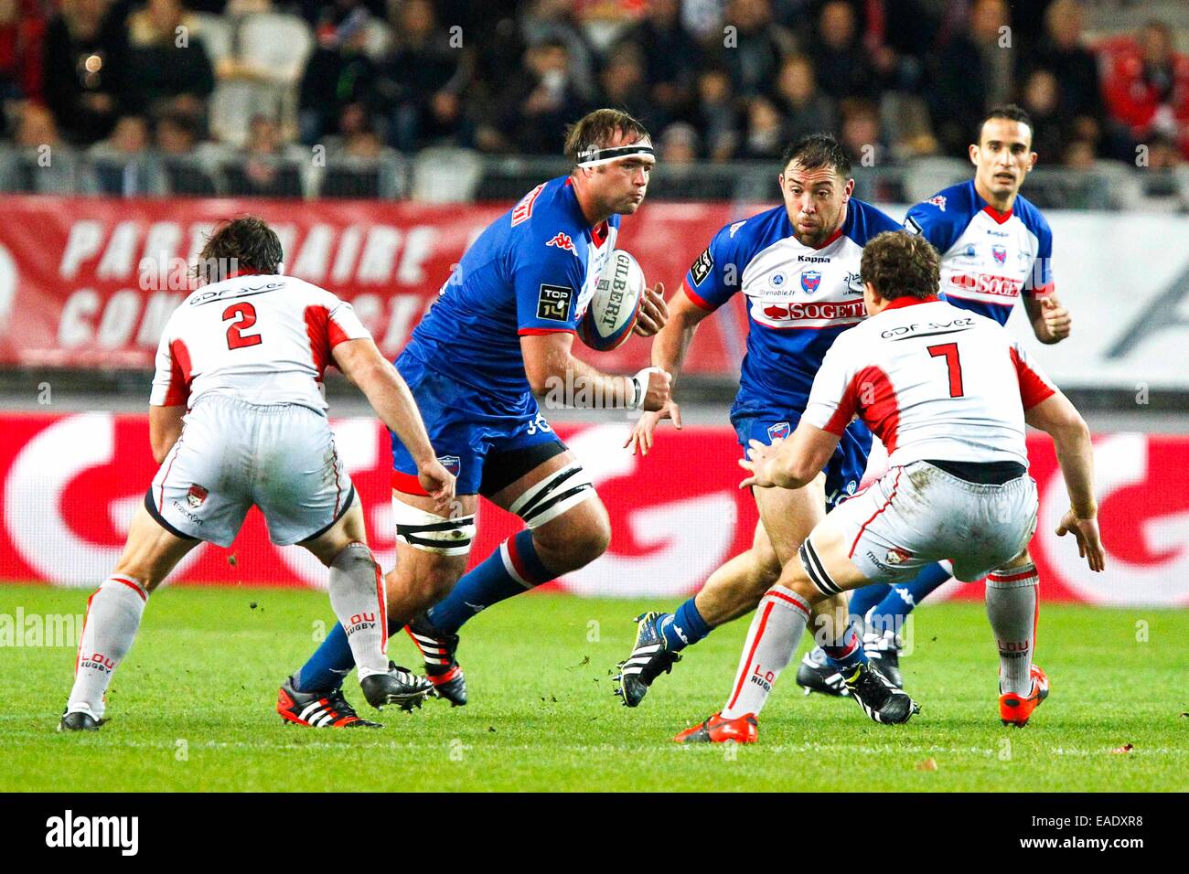 Hendrik ROODT - 08.11.2014 - Grenoble/Lyon OU - 11eme journee Top 14 ...