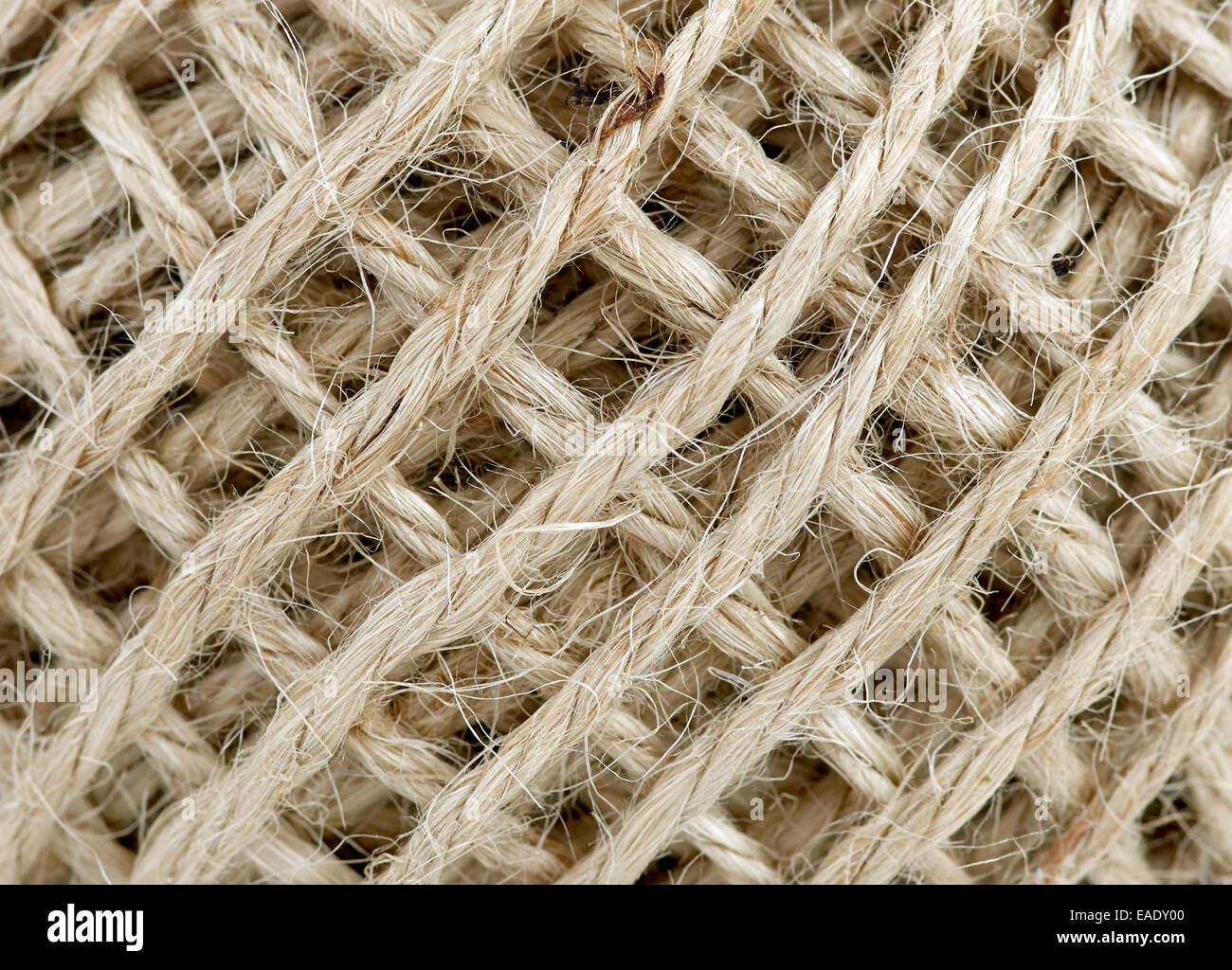 Hemp string background close up Stock Photo - Alamy